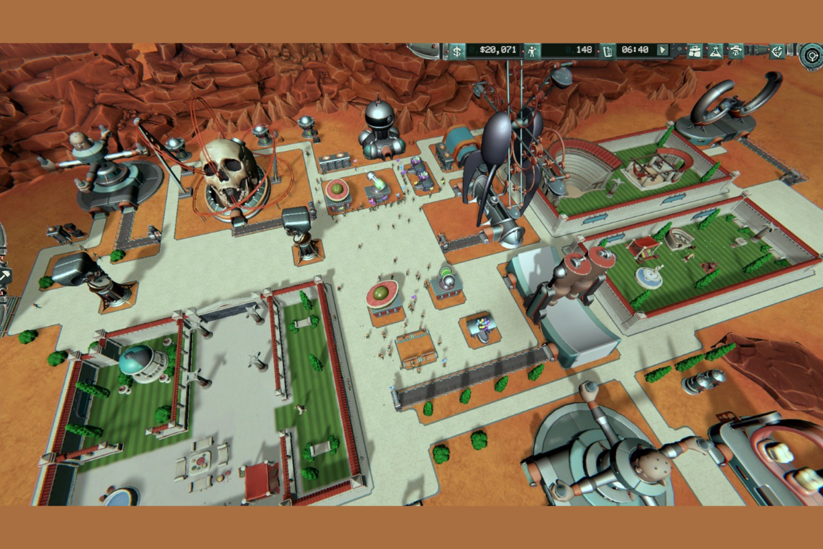 Mars Attracts llega a Early Access: el parque temático marciano que ...
